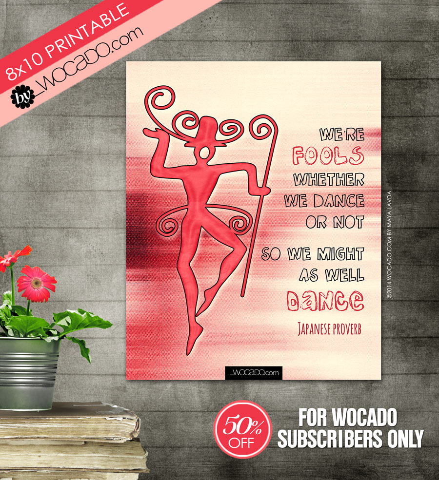 We are fools - 8x10 Printable - WOrds CAn DO